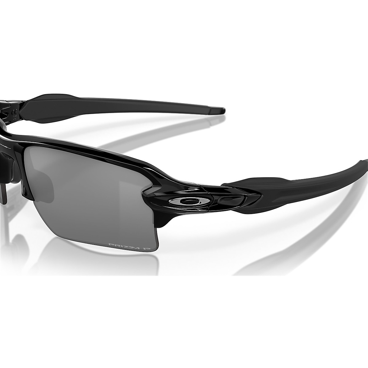 Oakley Men's Oo9188 Flak 2.0 XL Rectangular Sunglasses, Polished Black/Prizm Black Polarized, 59 mm