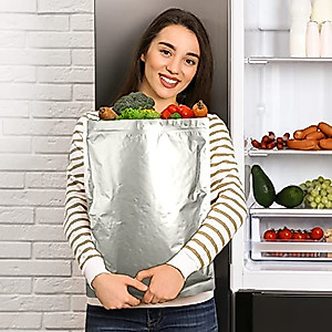 5 Gallon Mylar Bags for Food Storage,10.5 Mil Mylar Bags with Oxygen Absorbers 2000cc-25 Mylar Bags 5 Gallon & 1 Gallon,Stand-Up Zipper Resealable Bags & Heat Sealable Food Storage Bags + Labels