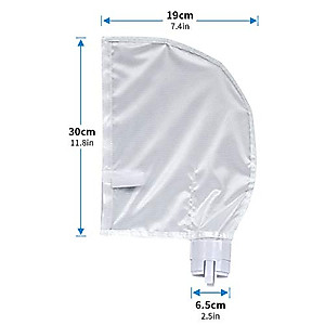 UCEDER 3 Pack Bag Replacement Fits for Polaris 360, 380 Pool Cleaner All Purpose Filter Bag for Polaris Filter Bag