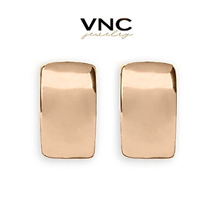 VNC Jewelry | 18K Gold Hoop Earrings for Women | Gold Plated Hypoallergenic Lightweight Earrings | Jewelry for Women | Perfect for Any Occasion with a Long-Lasting Finish