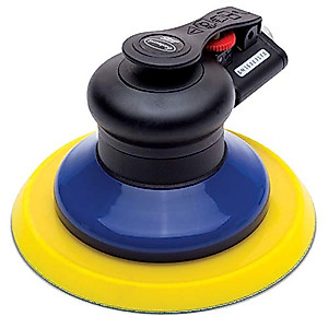 Eastwood 6 in. Air Random Orbital Palm Sander Non-Vacuum 3/32 in. Orbit Auto Body Orbit Da Sanding Low Vibration