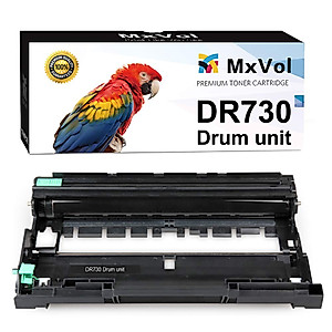 MxVol Compatible Drum Unit Replacement for Brother DR730 DR-730 DR 730 Up to 12,000 Pages use for HL-L2350DW DCP-L2550DW MFC-L2710DW MFC-L2750DW HL-L2395DW Printer (NO Toner) Black