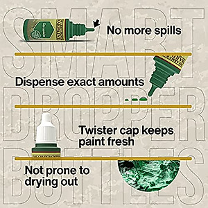 Wargames Delivered The Army Painter Starter Miniature Paint Sets - Acrylic Model Paint Set for Plastic Minis - Miniature Painting Kit - 18 Acrylic Paints, 2 Hobby Paint Brushes, Mixing Balls & Bottles