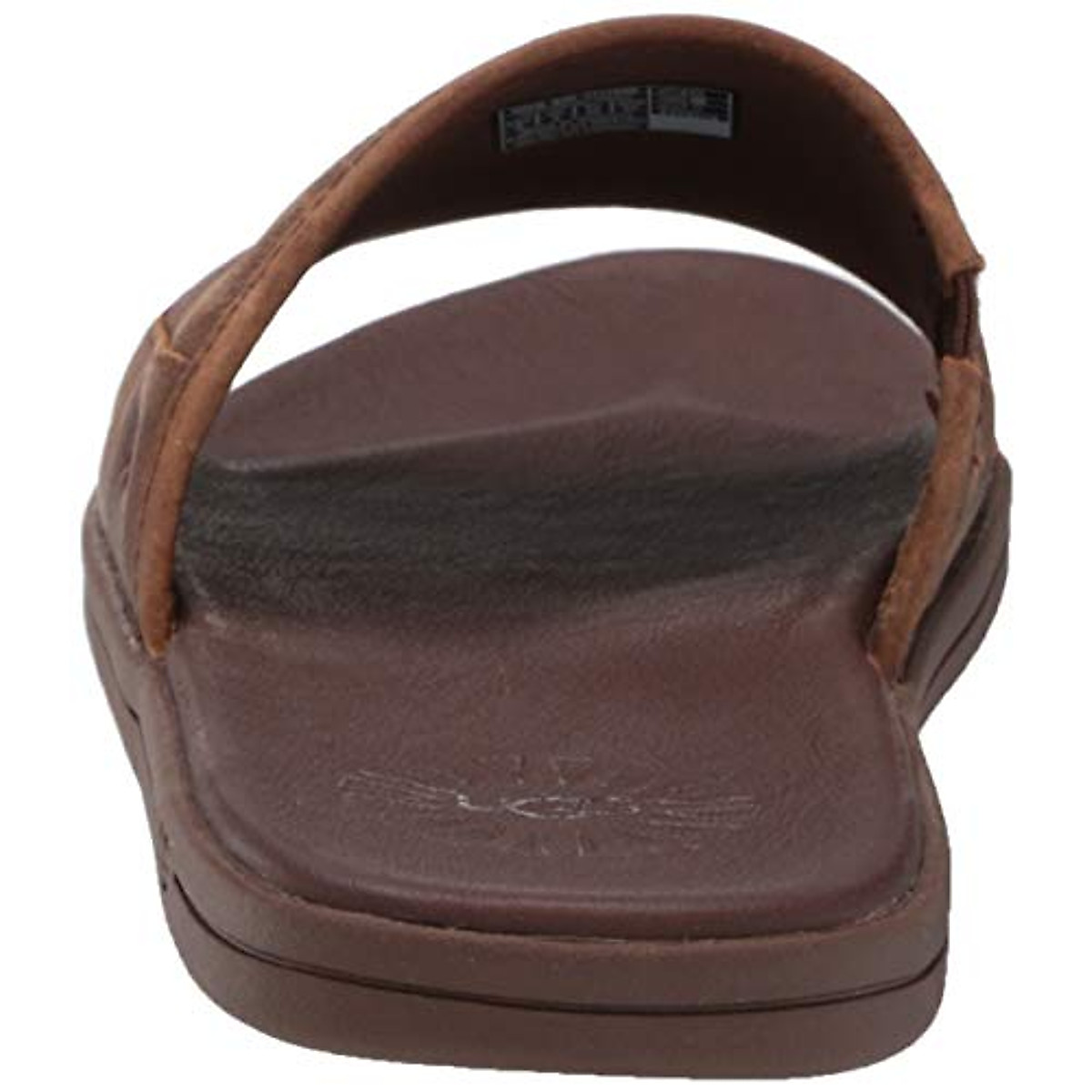 UGG mens Seaside Slide Sandal, Luggage Leather, 9 US