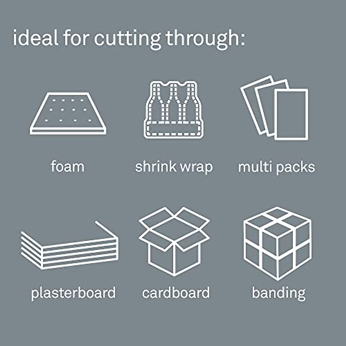 Slice Metal-Handle, 1 Utility Knife, Manual Blade Stays in Position