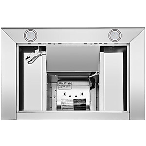 Blue Ocean 30" RHKE3 Stainless Steel Wall Mount Kitchen Range Hood | 760 CFM | LED Lights | PRO PERFORMANCE | LED Touch Panel w/Digital Clock | Ducted/Ductless Convertible Duct