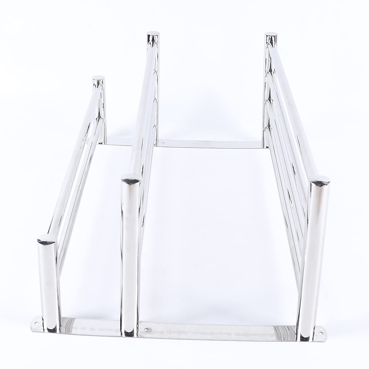 3-Tier Bath Towel Bar,24Inch Multilayer Towel Rack Stainless Steel Wall Mounting Shelf Bathroom Shelf with Towel Bars for Kitchen Bathroom