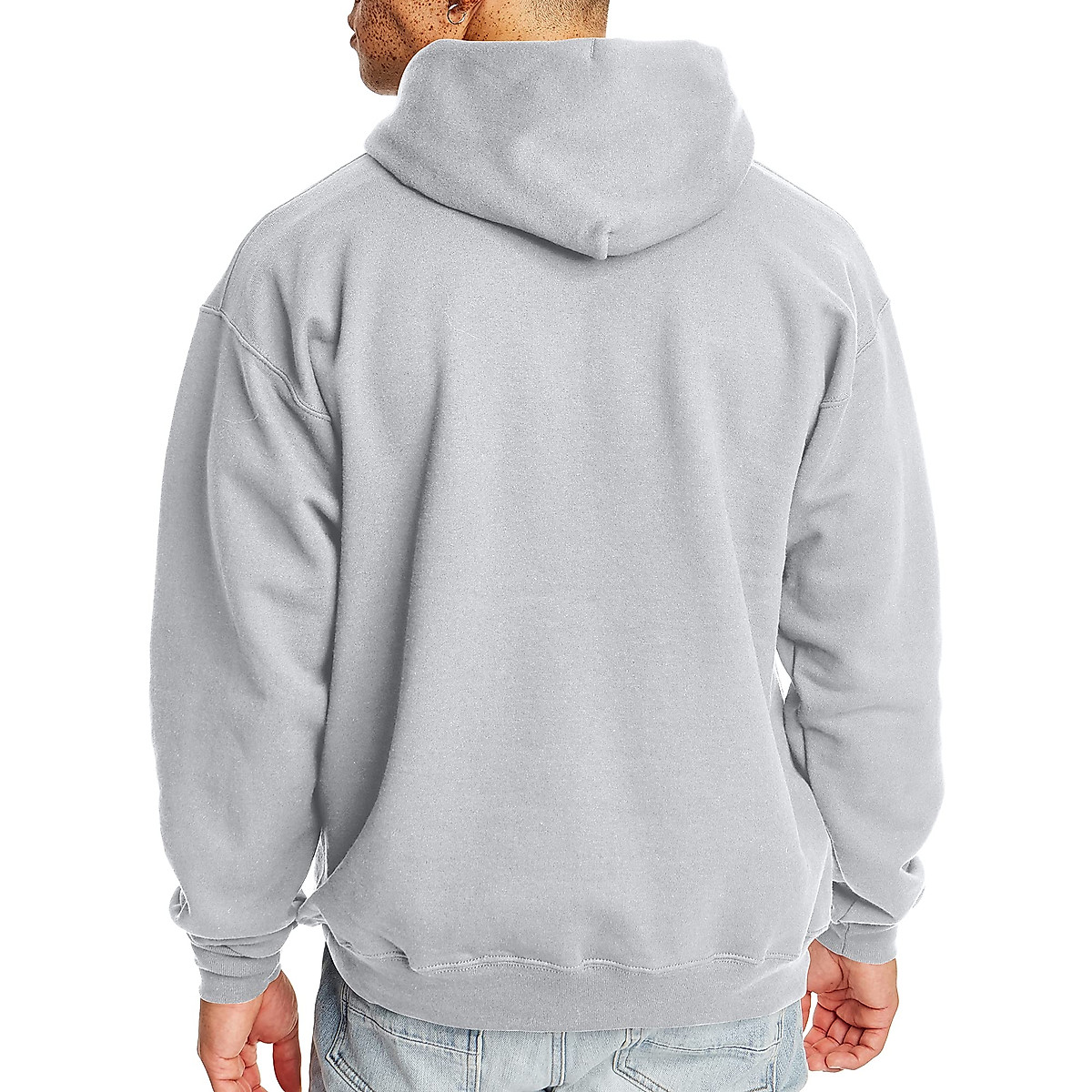 Hanes Men's Ultimate Cotton Heavyweight Pullover Hoodie Sweatshirt, Light Steel, XX-Large