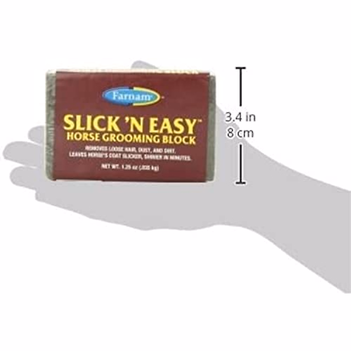 Farnam Slick 'N Easy Horse Grooming Block