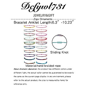 Dcfywl731 16 Pieces String Wave Bracelet for Teen Girls Colorful Handmade Braided Rope Friendship Bracelets Boho Surfer Bracelet for Teen Girls Summer Beach Bracelets Anklets Jewelry