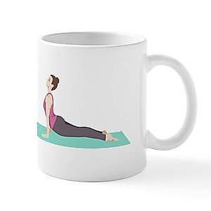 CafePress Cobra Yoga Pose Mugs Ceramic Coffee Mug, Tea Cup 11 oz