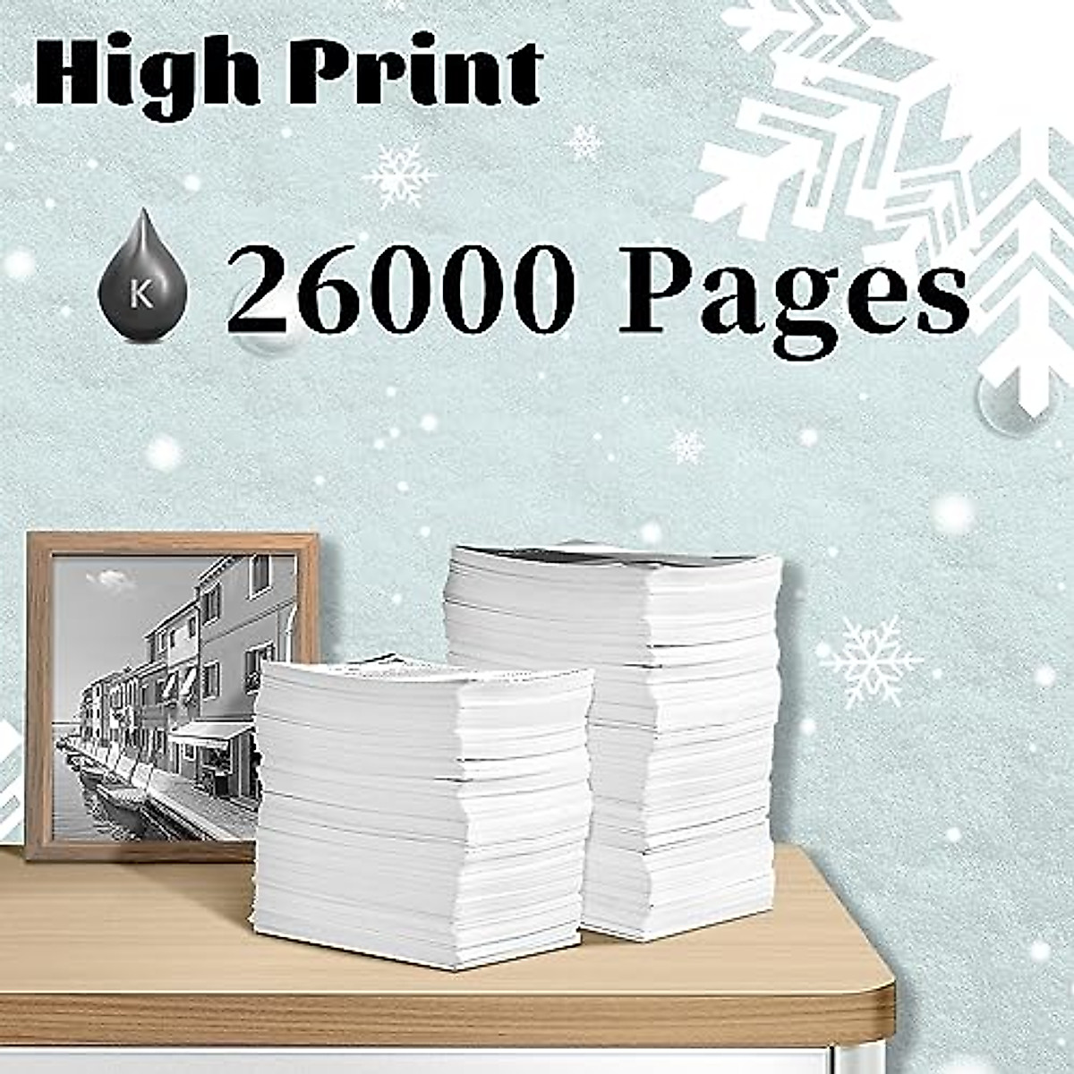 BORATO High Yield TN323 Toner Cartridge Compatible Replacement for Konica Minolta BH227 287 367 7528 7536 7522 Printer Black-2 Pack