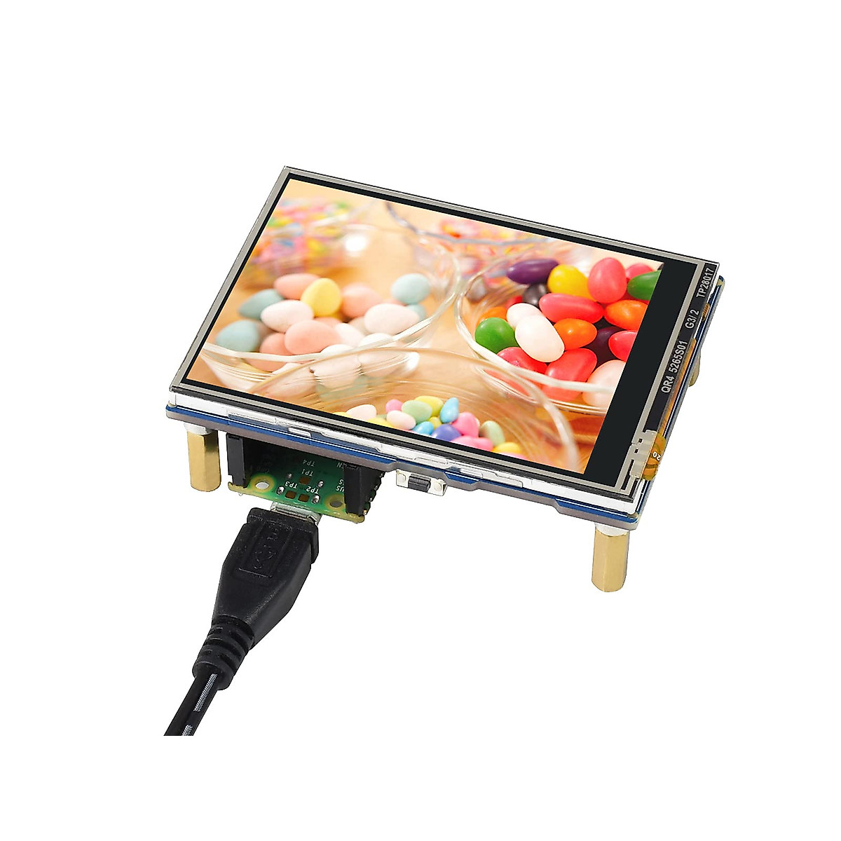 waveshare for Raspberry Pi Pico LCD 2.8inch Touch Display Module 320×240 Resolution 262K Colors Display IPS Screen,Resistive Touch Controller XPT2046, ST7789 Driver, Using SPI Bus