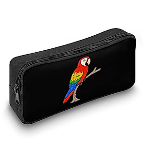Cartoon Parrot Pencil Case Makeup Bag Big Capacity Pouch Organizer for Office College