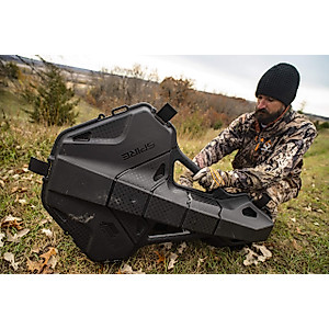 Plano Spire Crossbow Case, Black, Archery Bow Box Storage, Heavy-Duty Hard Crossbow Case for Optics and Quiver