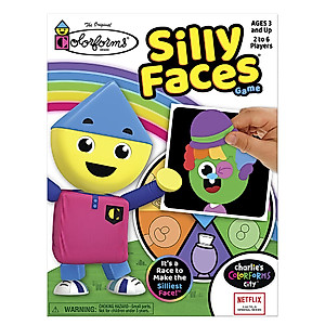 Colorforms — Silly Faces Game — Family Fun with Classic Activity — Ages 3+