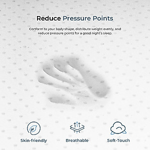 HEIM NEST King Size Mattress, 12 Inch Gel & Air-Cooling Memory Foam Mattress for Pressure Relief, Medium Firm King Mattress in a Box with Cooling Cover for Conforming Support and Restful Sleep