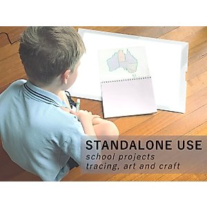 Toddle Way LED Light Pad Compatible with IKEA Flisat Table. Use standalone or as a Flisat Table Insert. 3 Light Levels for tracing, Arts Crafts, Montessori Waldorf Reggio Light Sensory Play for Kids