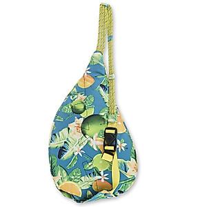 KAVU Mini Rope Sling Pack with Adjustable Rope Shoulder Strap, Ocean Citrus