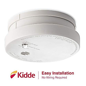 Kidde Fire Sentry Smoke Detector, 9V Battery Powered Smoke Alarm, 4 Inch Compact Design