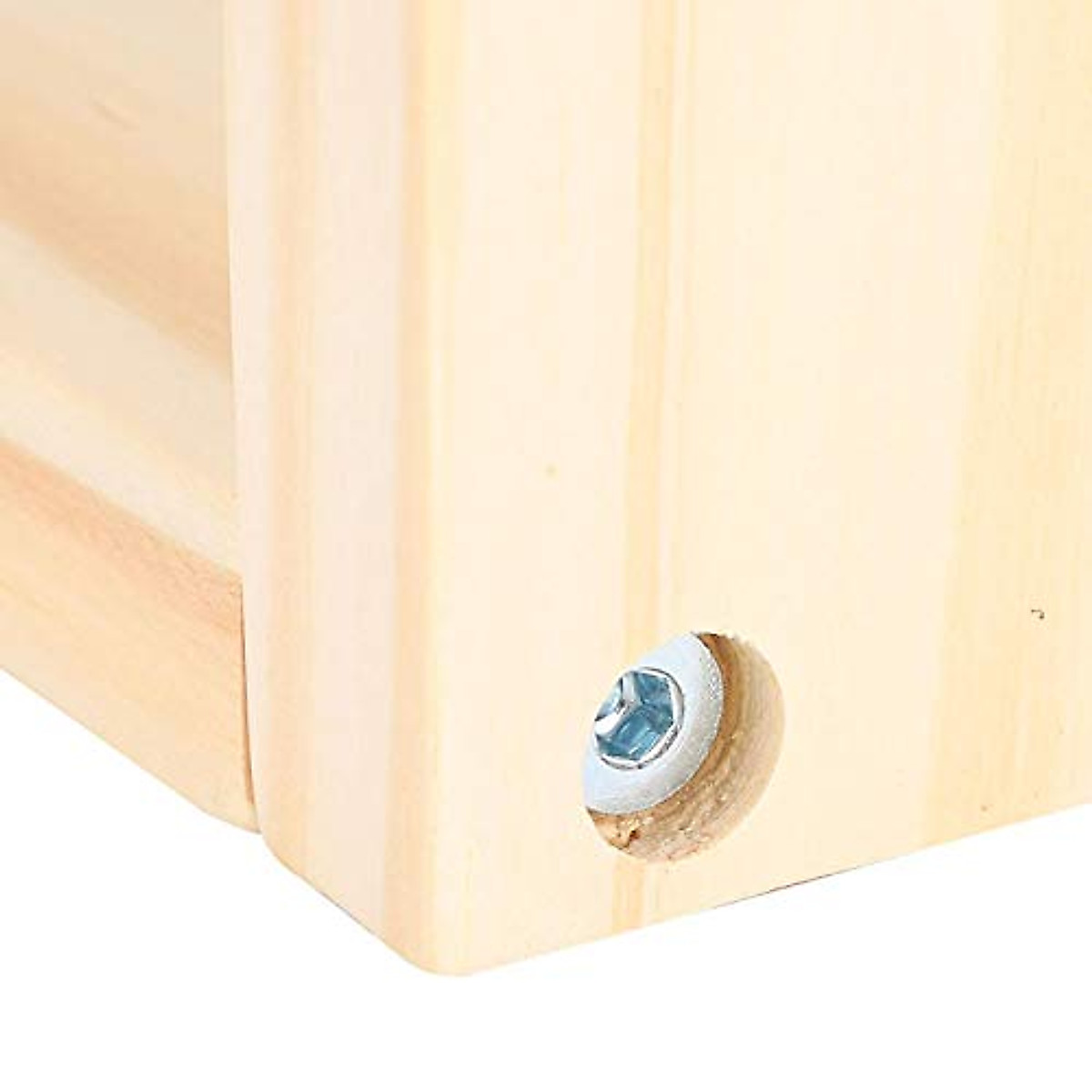 Yaami Yarn Spool, French Hemp Wooden Crochet Thread Rack Twine Holder With Twirling Mechanism String Sewing Spinner Knitting Embroidery Stand Dispenser Weaving Macrame Tool for Home Mall Store 20cm