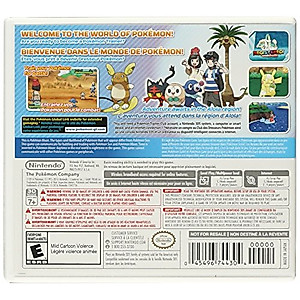 Pokemon Sun and Pokemon Moon Dual Pack - 3 Bonus First Partner Pokemon Figures (Nintendo 3DS)
