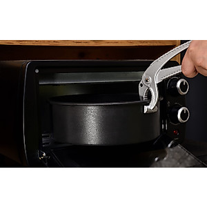 Sejong Cook Aluminum Tongs. Holder for Korean Stone Ceramic Bibimbap Bowl, Dolsot, Ddukbaegi, Sizzling. Hot Pot Holder Size 6.6 Inch, Korean Hot Food.