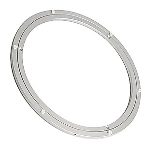 Dailydanny Aluminum Heavy Duty Lazy Susan Rotating Turntable Bearing Swivel Plate Hardware for Dining-Table (14 inch)
