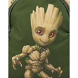 Marvel Groot Backpack For Kids Character Green Travel School Rucksack Bag