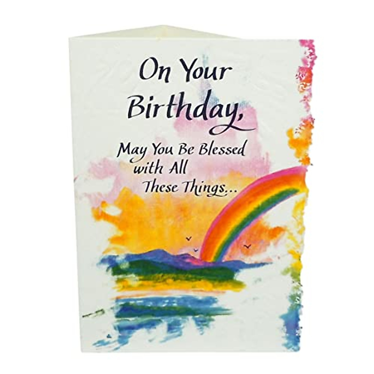 Blue Mountain Arts Birthday Card Assortment—4 Unique Greeting Cards with Uplifting Happy Birthday Wishes for the Special People in Your Life