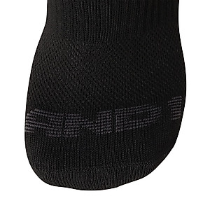 AND1 Men's Socks - PROPLATINUM Lightweight Low Cut Socks (12 Pack), Size Shoe size 6-12.5, Black