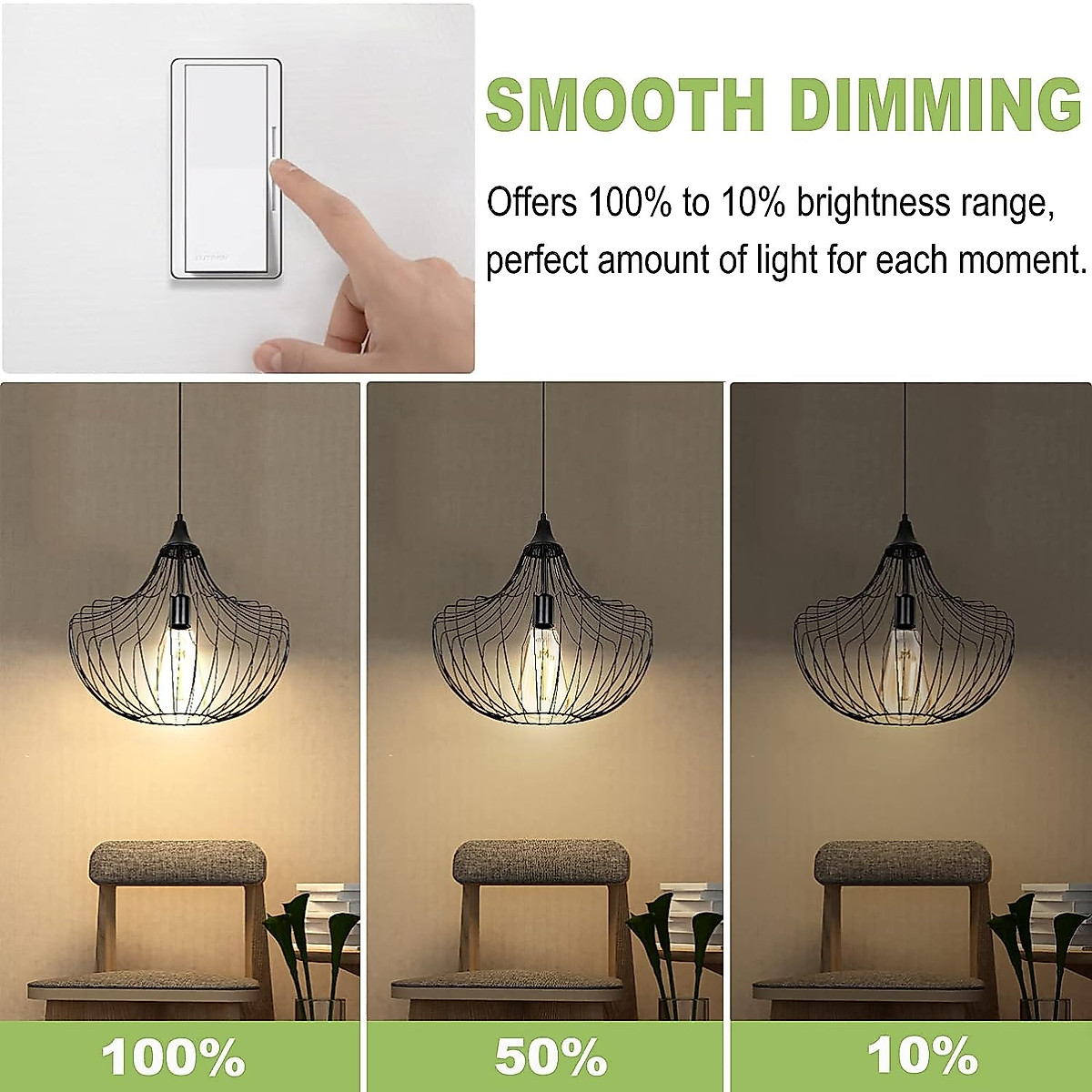 Sigalux Edison Bulbs, E26 LED Bulb 60 Watt Dimmable Vintage Light Bulbs, LED Filament Amber Light Bulb with 90 CRI, ST19 Antique Old Fashioned Retro Light Bulb 2700K Soft White, 9W, 700LM, 6 Pack