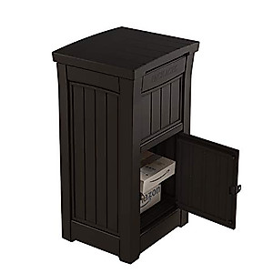 Keter Package Delivery Box for Porch with Lockable Secure Storage Compartment to Keep Packages Safe, Brown