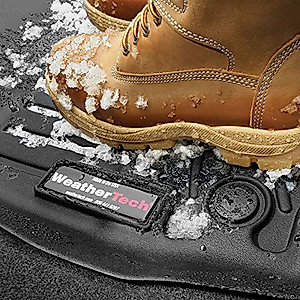 WeatherTech Custom Fit FloorLiners for Honda CR-V, CR-V Hybrid - 1st & 2nd Row (441110-1-2), Black