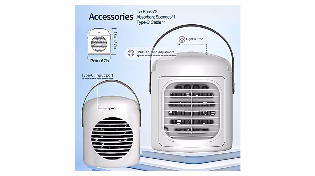 Portable Personal Air Conditioner - Cool Anywhere!