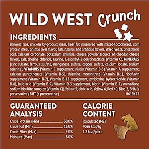 Purina Friskies Cat Treats, Party Mix Wild West Crunch - (Pack of 10) 2.1 oz. Pouches