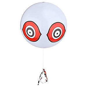 Fdit Bird Predator Eyes,Terror-Eyes Inflatable Bird Scare Balloon Bird Repelling Predator Eye Balloon Bird Repelling Balloon(White)