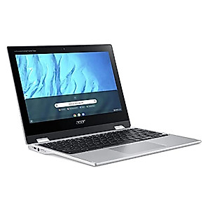 Acer Spin 311-2H 11.6" 2-in-1 Touchscreen Chromebook (Intel 4-Core Celeron N4000, 64GB eMMC, 4GB RAM, Stylus, Webcam, IPS) Flip Convertible Home & Education Laptop, IST Computers Pen, Chrome OS