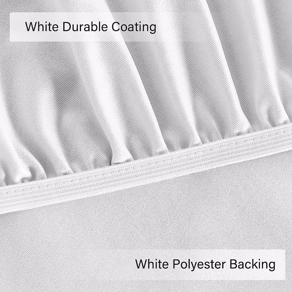 COMIO Marbled Table Cloth Round Cover with Elastic Waterproof,70inch, Vinyl with Flannel Backing, Banquet Tabl Cover； Picnic ；Outdoor