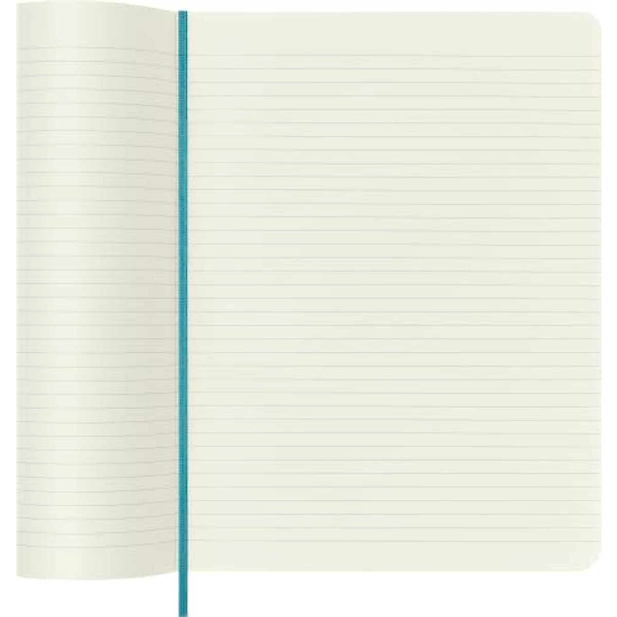 Moleskine Classic Notebook, Soft Cover, XL (7.5" x 9.5") Ruled/Lined, Reef Blue, 192 Pages