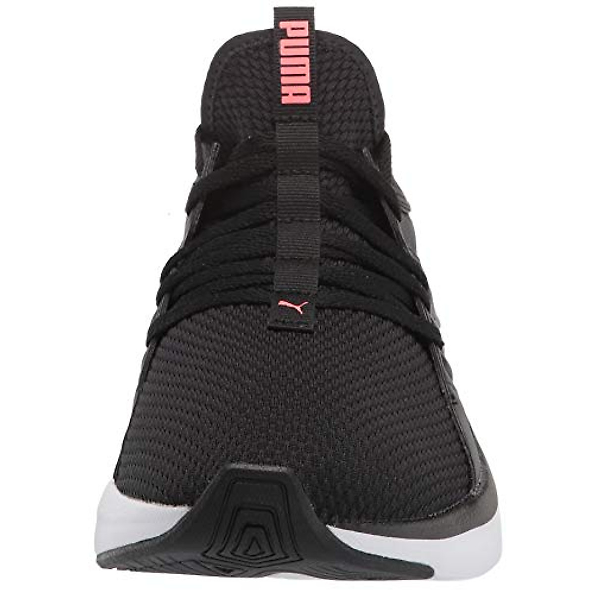 PUMA womens 19435501 Running Shoe, Puma Black-ignite Pink-puma White, 8.5 US