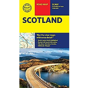Philip's Scotland Road Map (Philip's Sheet Maps)