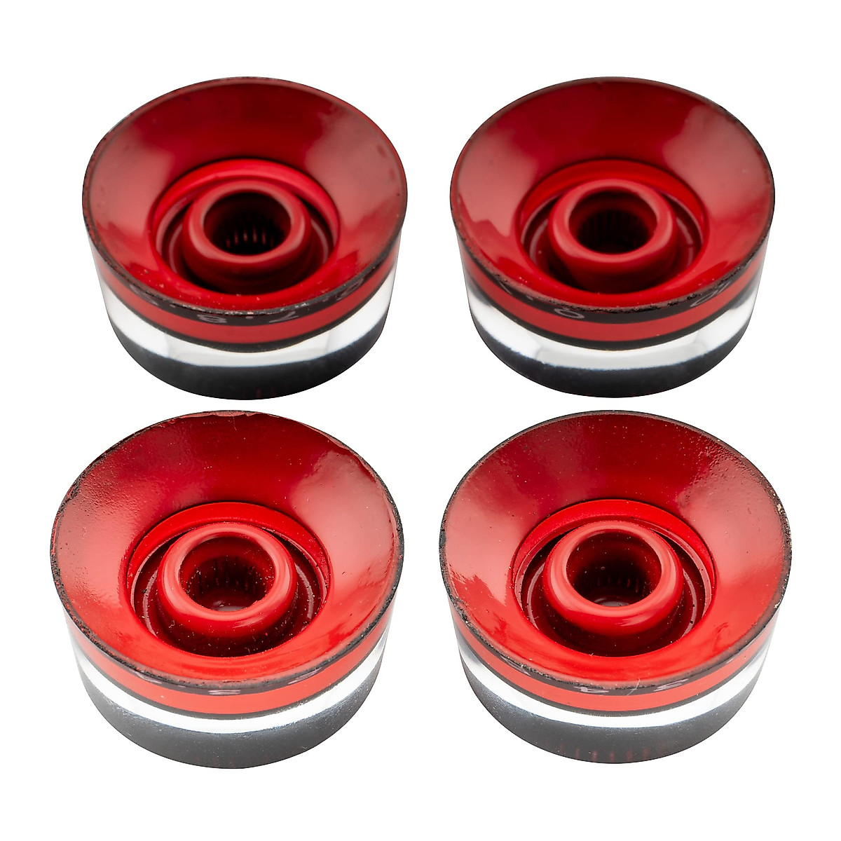 Musiclily Pro Imperial Inch Size Control Speed Knobs for USA Made Les Paul ES Style Electric Guitar, Gold (Set of 4)