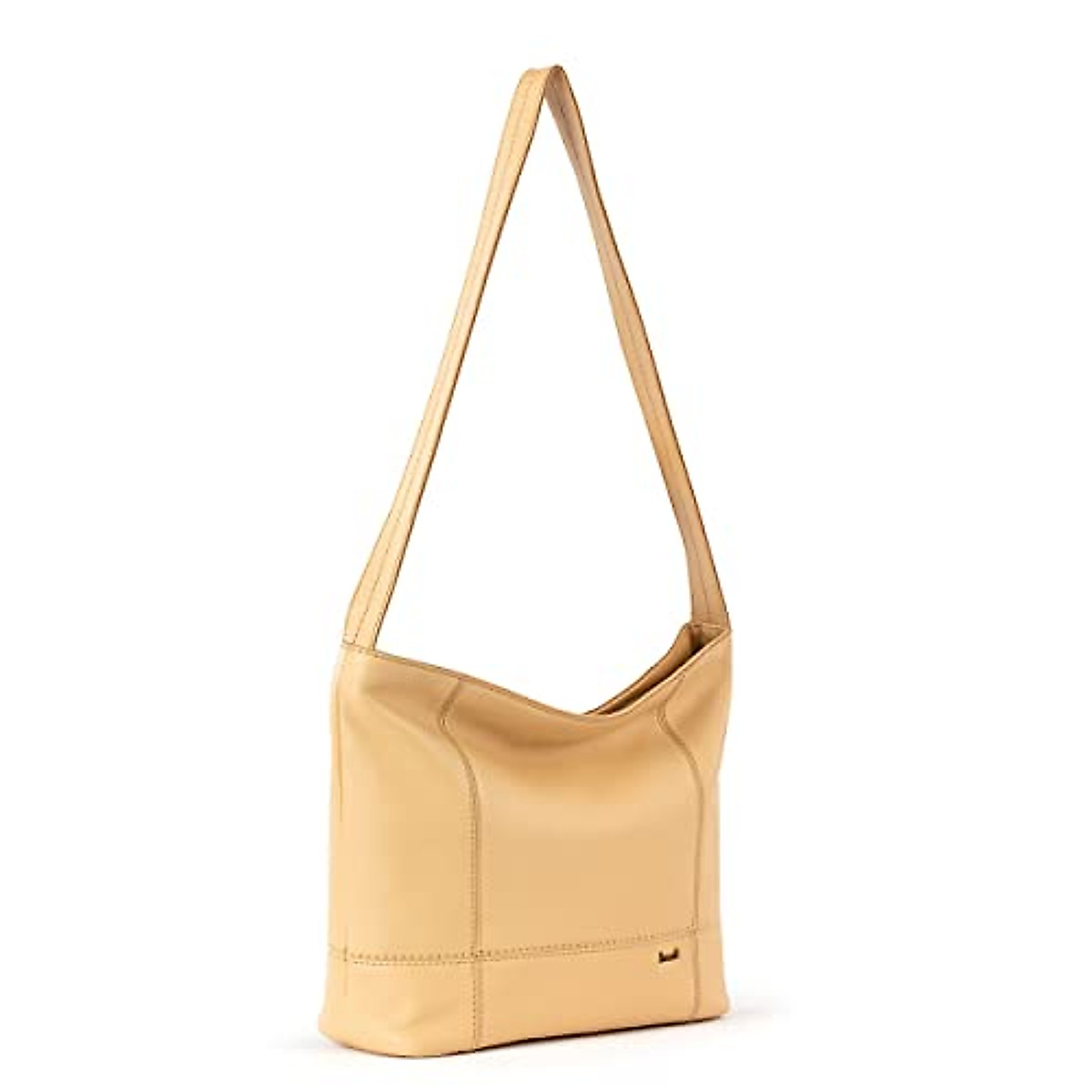 The Sak De Young Hobo Bag in Leather, Buttercup