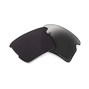 Oakley Original Flak 2.0 XL OO9188 PRIZM Black Iridium Polarized REPLACEMENT Lenses +BUNDLE Microfiber Cloth Bag