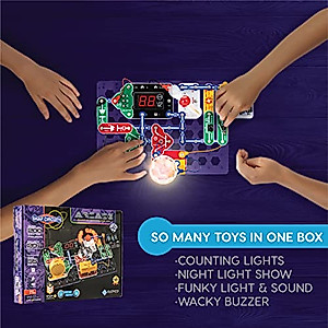 Snap Circuits “Arcade”, Electronics Exploration Kit, Stem Activities for Ages 8+, Full Color Project Manual (SCA-200)