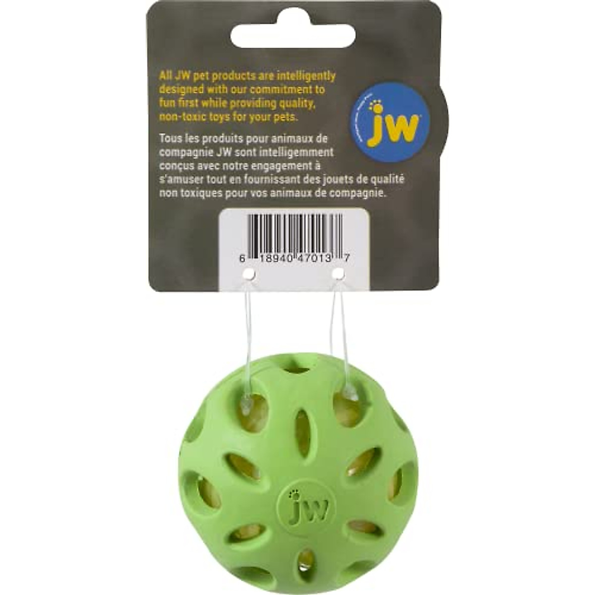 JW Pet Crackle Heads Crackle Ball, Small