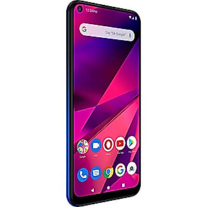 BLU G70 G0250WW 6.4" HD+ Infinity Dot 32GB Dual-SIM GSM Smartphone, 2GB RAM, Dual 13MP Rear + 8MP Front Camera, Mediatek Helio P23, Android 9 Pie, Unlocked, Blue