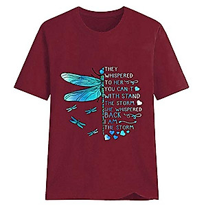 Overs T Shirt Women Tie Dye Summer Shirts for Women 2023 Fashion Casual Crewneck Sweatshirt Solid Short Sleeve Pullover Comfy Loose Striped Blouses Plus Size Tops for Women Short Sleeve Tees Red