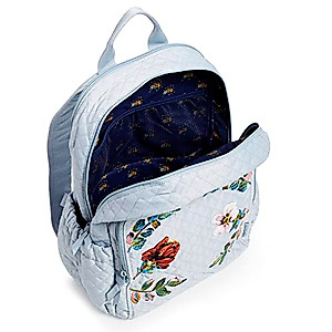 Vera Bradley Women's Denim Campus Backpack, Sea Air Floral, One Size